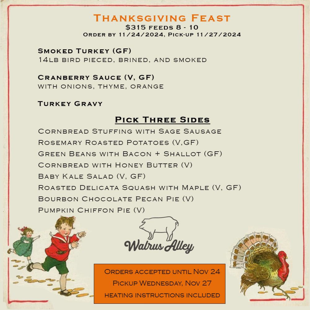 Westport Menu – Walrus Alley